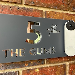 House Entry Signs or Fence Signs for Letterbox Numbers and - Etsy