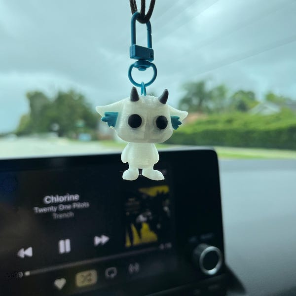 Ned Bayou Glow in the Dark Keychain - Twenty One Pilots Gift - Clancy ...