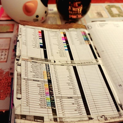 180 Colors 1 Page DIY Blank Color Chart /swatch Sheet - Etsy