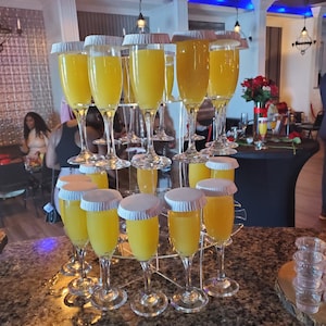 Wedding / Party Champagne / Prosecco Display Stands for Flute Glasses ...