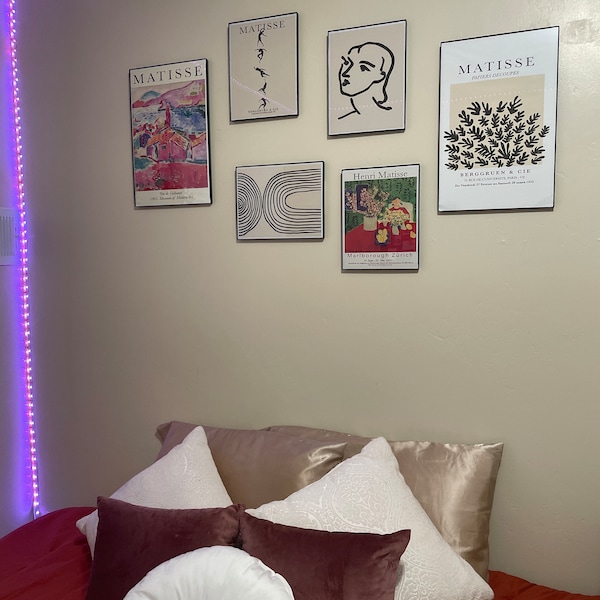 Aesthetic Poster Set, Gallery Wall Set, Aesthetic Room Decor, Set of 10 ...