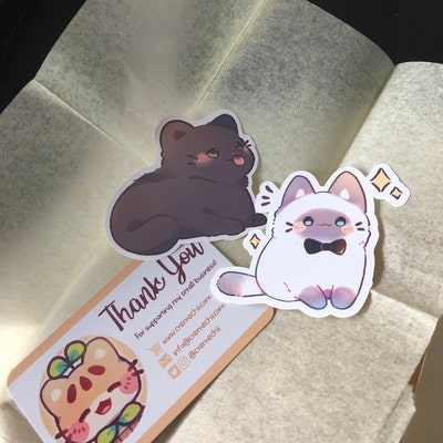 Bleh Kitty Vinyl Sticker/ Laptop Stickers/ Cute Stickers - Etsy