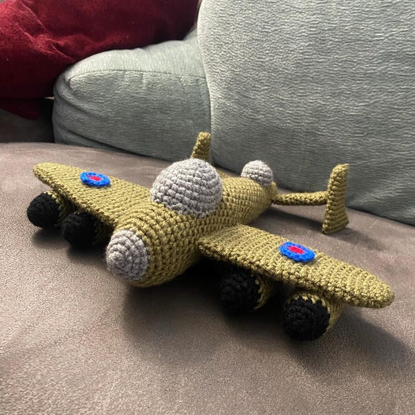 Ww2 Lancaster Bomber Pdf Crochet Pattern - Etsy