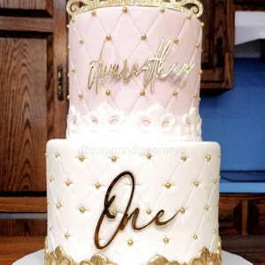 8th Birthday Cake Topper, Custom Cake Topper, Custom Name Cake Topper ...