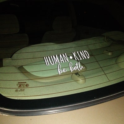 Humankind Be Both, Decal, Laptop Stickers, Vinyl Decal, Decals, Car ...