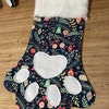 Animal Paw Stocking Sewing Pattern & Tutorial Christmas Holiday Easy ...