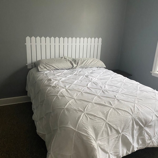 Picket Fence Decor, Picket Fence Panel, Fence Wall Decal, Garden Fence ...