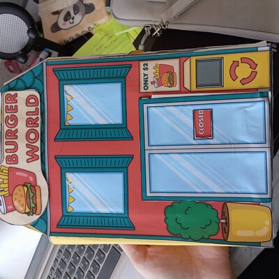 Printable DIY Project make Your Own Fast Foods Restaurant, Kids ...