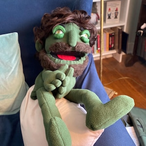 Handmade Ventriloquist Dummy Furry Rabbit Monster Professional Hand ...