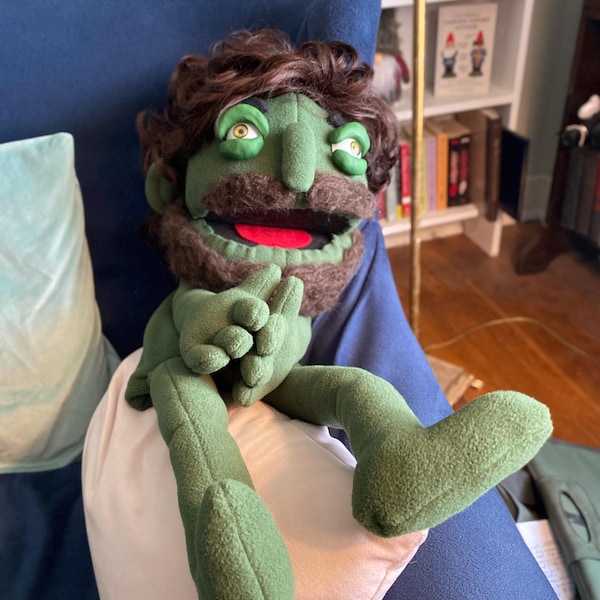 Handmade Ventriloquist Dummy Furry Rabbit Monster Professional Hand ...