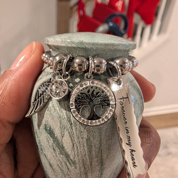 Personalized Hourglass Timer for Human Ashes, Customization Memorial ...