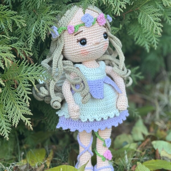 Fairy Girl Lila English Pattern - Etsy