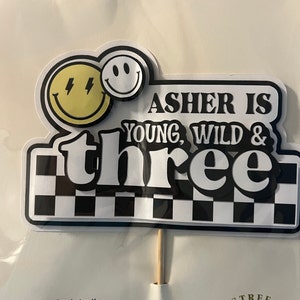 Rainbow Cake Topper Pride Cake Topper Custom Cake Topper Birthday Cake ...