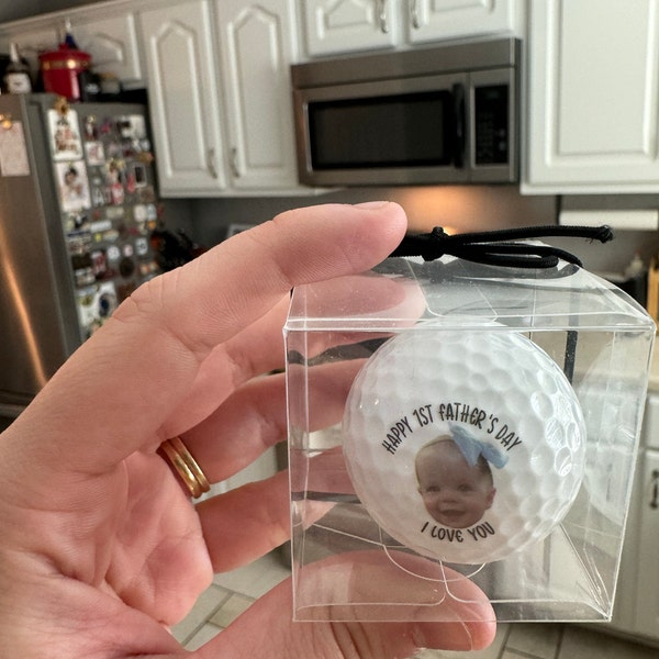Custom Golf Balls, Dad Golf Ball, First Fathers Day Golf Balls, Fathers ...
