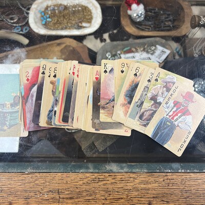 1ST DECK Western Art Playing Cards - Etsy