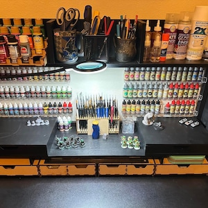 Wall Mounted Paint Rack for Golden / Liquatex Liquid Paints - Etsy