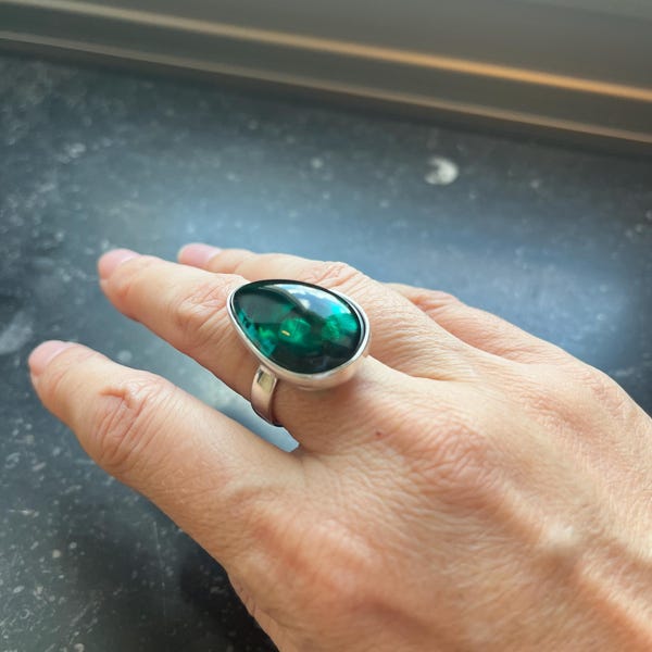 Natural Egg Yolk Baltic Amber Ring, Honey Amber Ring, Amber and ...