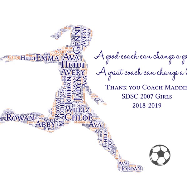 Runner Word Art, Running Coach Gift Runner Word Art Printable Gift ...