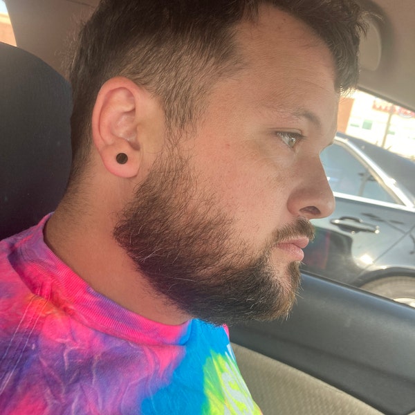 Red Studs, Matte Red Earrings, Unisex Earrings, Matte Red Studs, Red ...