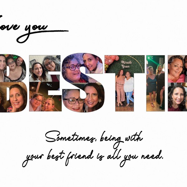 Personalized Gift Ideas for Teacher, Editable Teacher Photo Collage ...