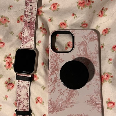 Pink Gingham Case and Bow Ring Phone Grip Spring iPhone Case - Etsy