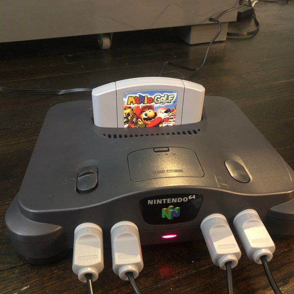 Nintendo 64 System Video Game Console With 4 Controllers - Etsy