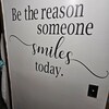 Be the Reason Someone Smiles Today Wall Vinyl Decal Classroom Door ...