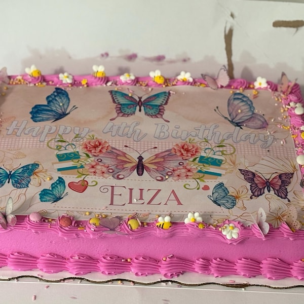 Morgan Edible Image Cake Topper Sheet Custom Icing - Etsy Canada