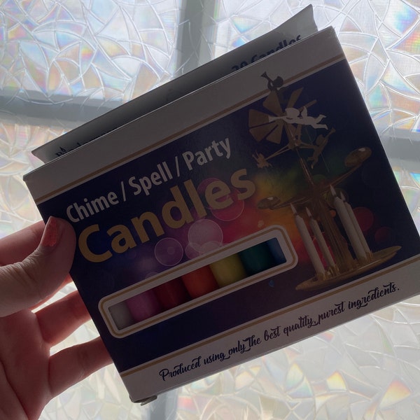 Party Chime Candles Set 10 Colors, 2 Pc Each = 20 Candles - Candle , - Etsy
