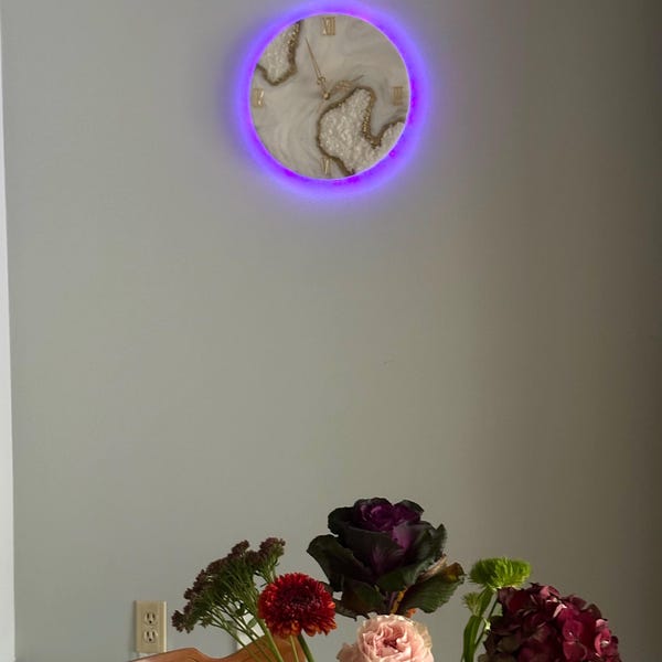 Programmer Gift - Black Resin Wall Clock With Javascript Code, Geeky Decor for Office or Home ...