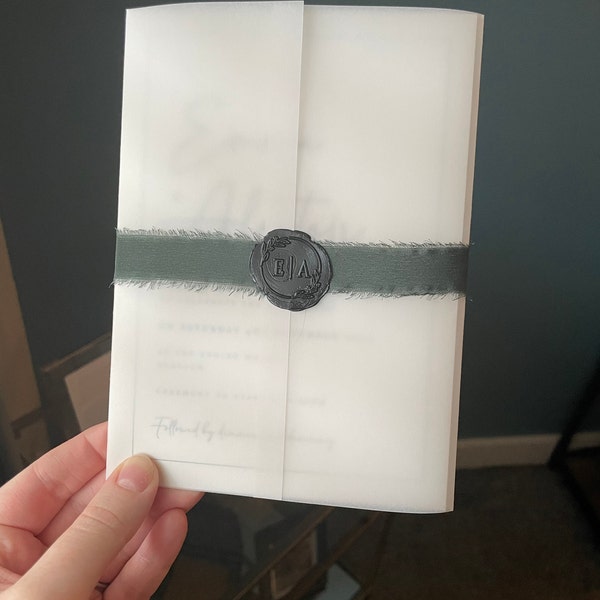 Alice Personalised Vow Books Set of 2, Handmade Paper, Fine European ...