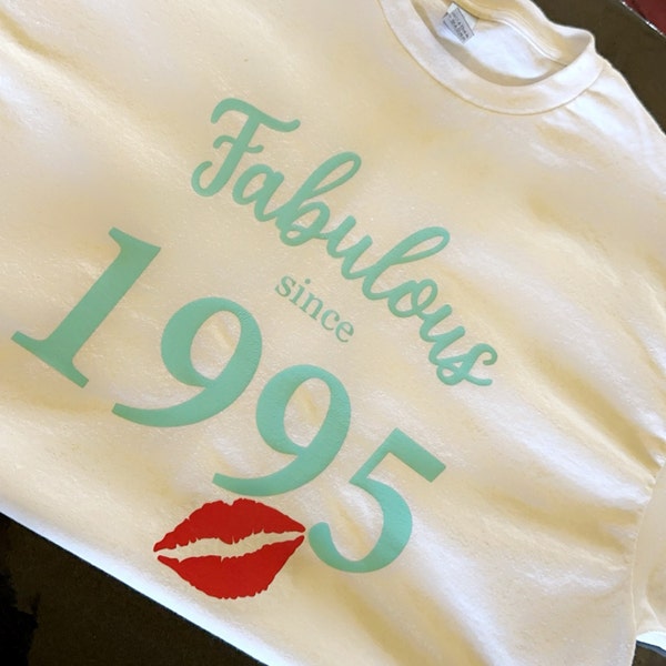 Chapter 50, Fabulous Since Birth Year 1975 - SVG File - Birthday Kiss - Cut File - Silhouette ...