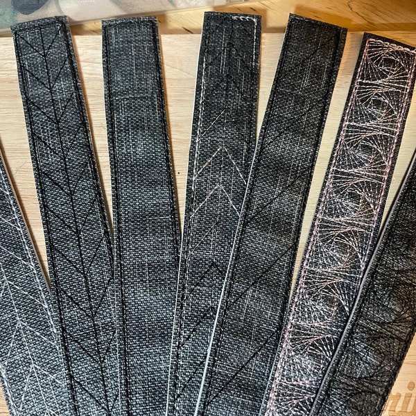 In the Hoop Wristlet Machine Embroidery Design Wrist Straps ITH Key Fob ...