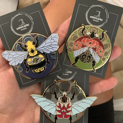 Goliath Beetle Art Nouveau Charity Pin Art Deco Amazon - Etsy