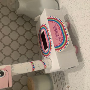 Llama Valentine Box Kit DIY Printable Box Decor Kit for Valentine's Day ...