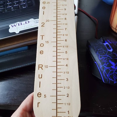 Heel 2 Toe Ruler - Etsy
