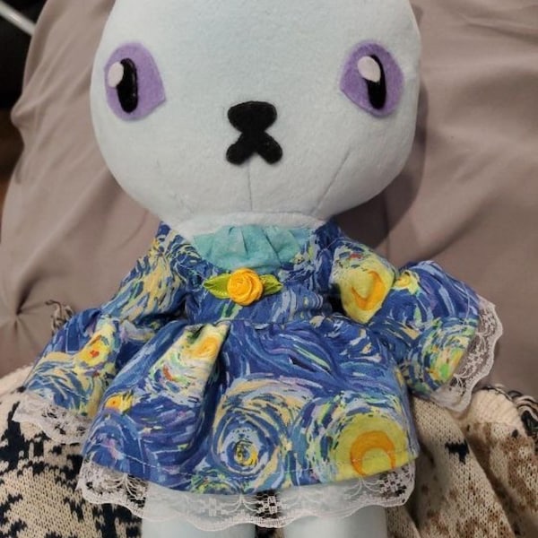 Standing Animal Plush Sewing Pattern .pdf Tutorial Cat Kitty Rabbit ...