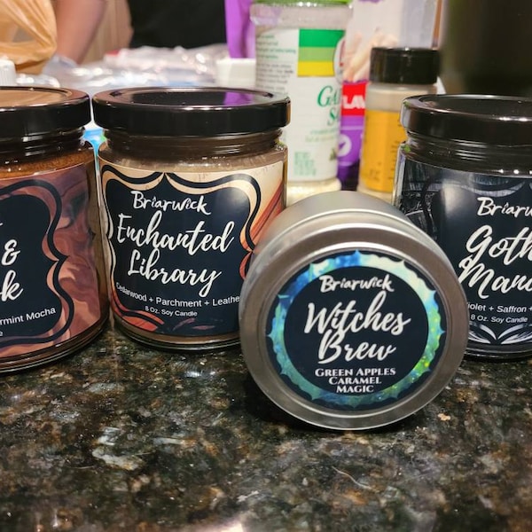 Enchanted Library Candle- Fantasy Inspired- Soy Vegan Candle - Etsy