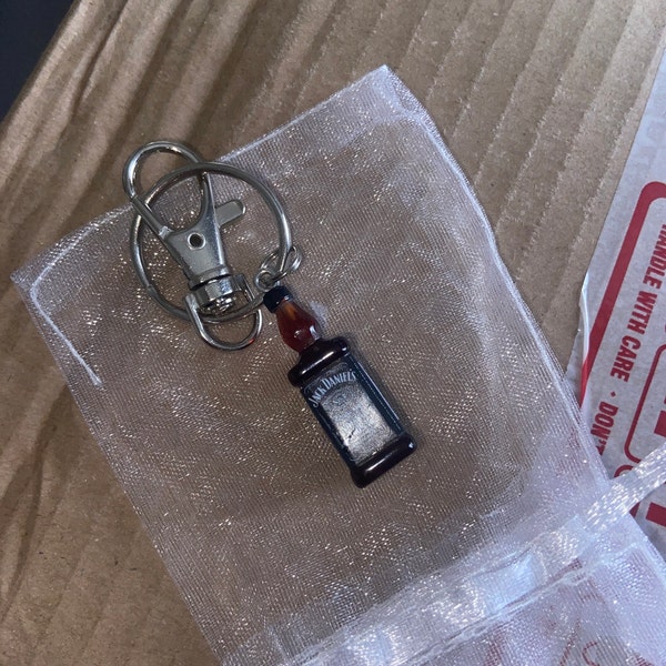 Mini Alcohol Bottle Keyring! - Etsy UK
