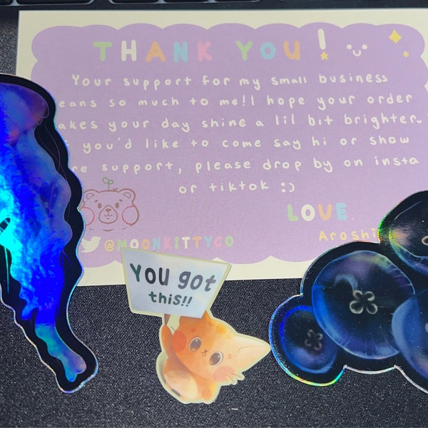 Choose Any 3 Sticker Pack, Waterproof Vinyl Sticker Pack, Planner ...