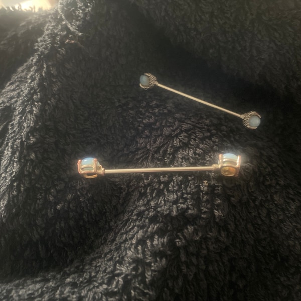 14G Dragon Claw Industrial Barbell/industrial Piercing/scaffold Jewelry ...