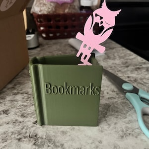 Book Shaped Bookmark Holders Bundles Available 3D Printed Bookish ...