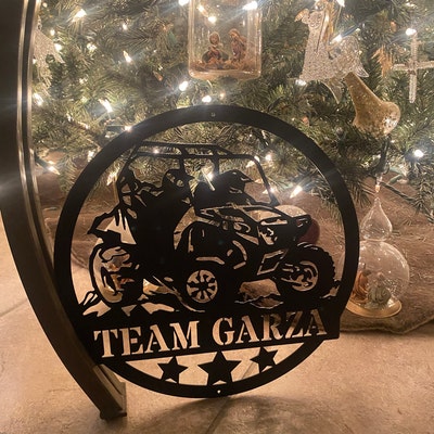 Side-by-side Personalized Family Name, ATV off Road Metal - Etsy