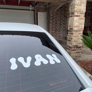 Custom Windshield Decals Word and Number Car Truck Window | Etsy