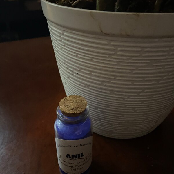 Blessed Anil Powder in Apothecary Corked Vial || Hand-ground || Bolsa ...