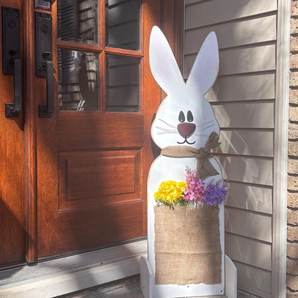 Easter Porch Leaner, Easter Bunny Porch Leaner, Easter Porch Leaner ...