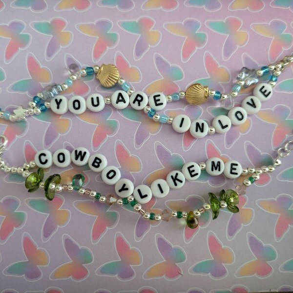 Taylor Friendship Bracelet | Adjustable | Custom and Personalized | for ...