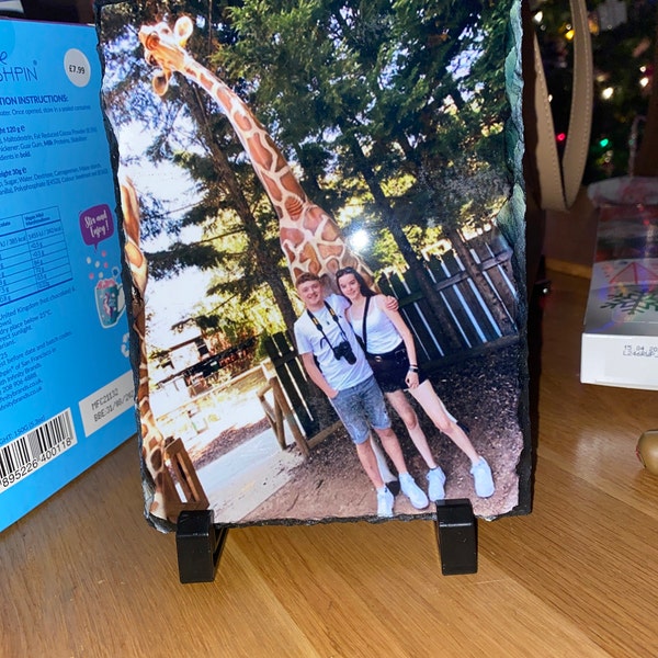 Photo Rock Slate Personalised Custom Printing Any Picture. Square ...