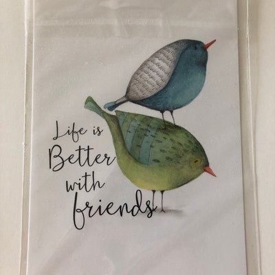 Friendship Gift / Friendship Print / Bird Print / Bird Wall Art / Best ...