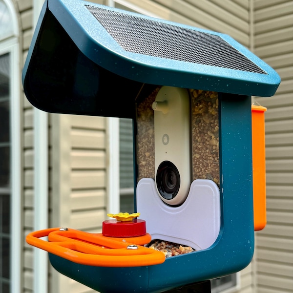 Bird Buddy Hummingbird Perch With Feeder and Screws (generates ...